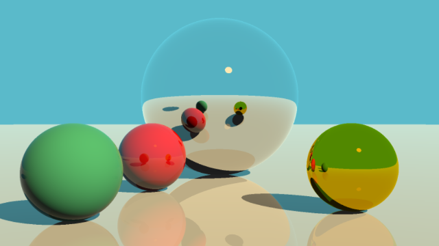 Simple Ray Tracer - by gilles