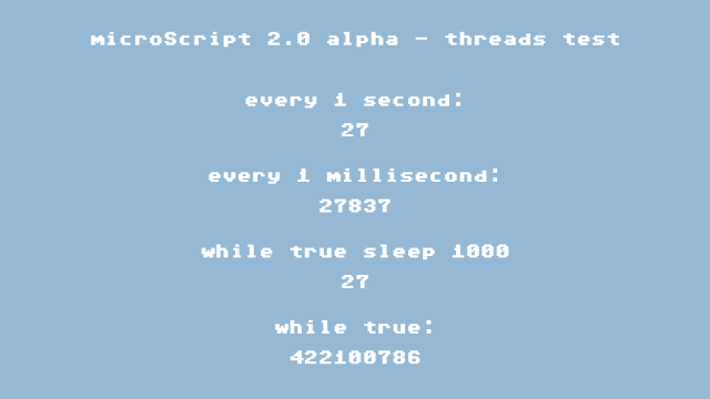 microScript 2.0 threads test