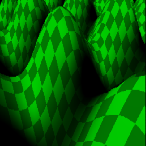 Raycasted procedurally generated world